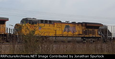 UP 7337, conductor's side